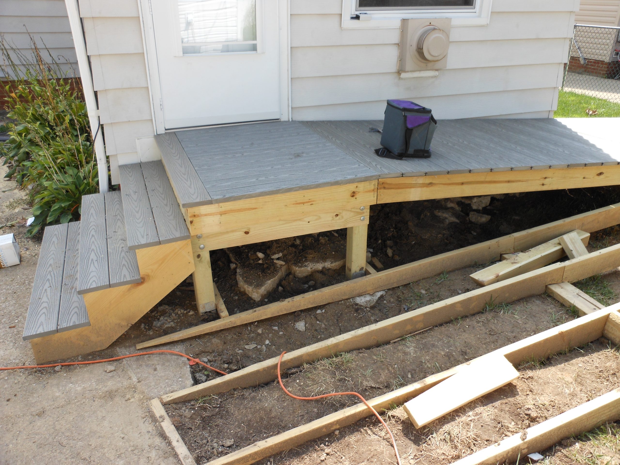 New Composite Ramp and Landings - Fairview Park | Frank's Custom Remodeling